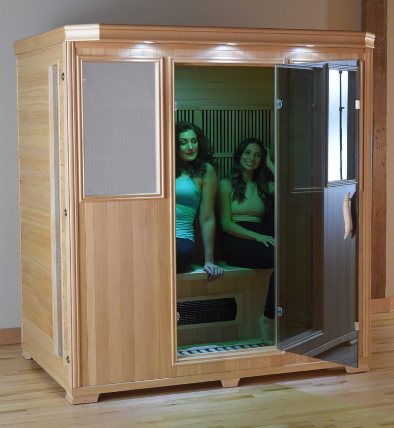 4-Person IR Sauna (Low-EMF): Great for home or commercial use | Good Health Saunas